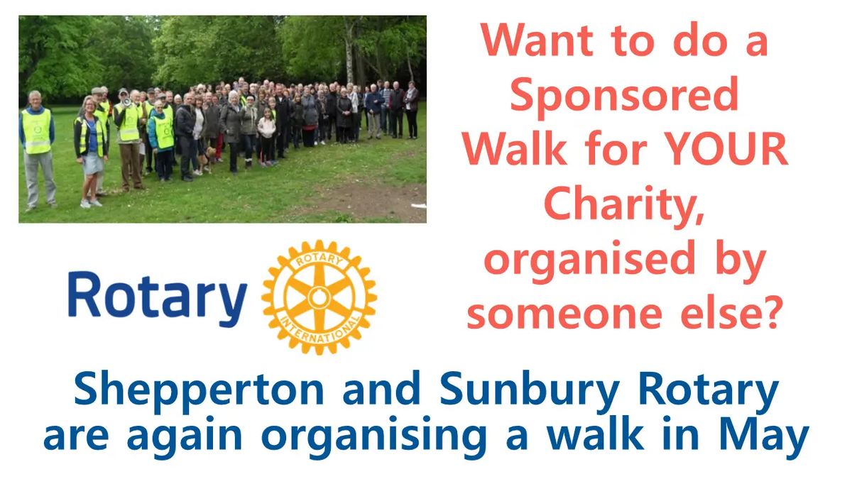 Want to take part in a Sponsored Walk - for YOUR charity? - Spelthorne ...